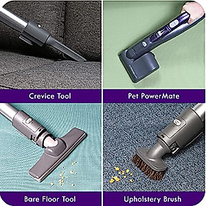 Kenmore 600 Series Friendly Lightweight Bagged Canister Vacuum with Pet PowerMate, Pop-N-Go Brush, 2 Motors, HEPA Filter, Aluminum Telescoping Wand, Retractable Cord and 4 Cleaning Tools, Purple