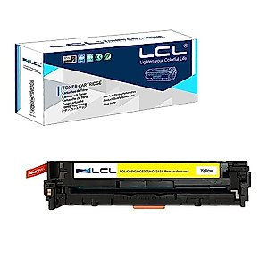 LCL Remanufactured Toner Cartridge Replacement for HP 128A 131A CF212A CE322A CM1415fn CM1410fnw CM1415fnw CP1522n CP1523n CP1525N CP1525NW Laserjet CM1410fnw Pro CP1525nw (1-Pack Yellow)