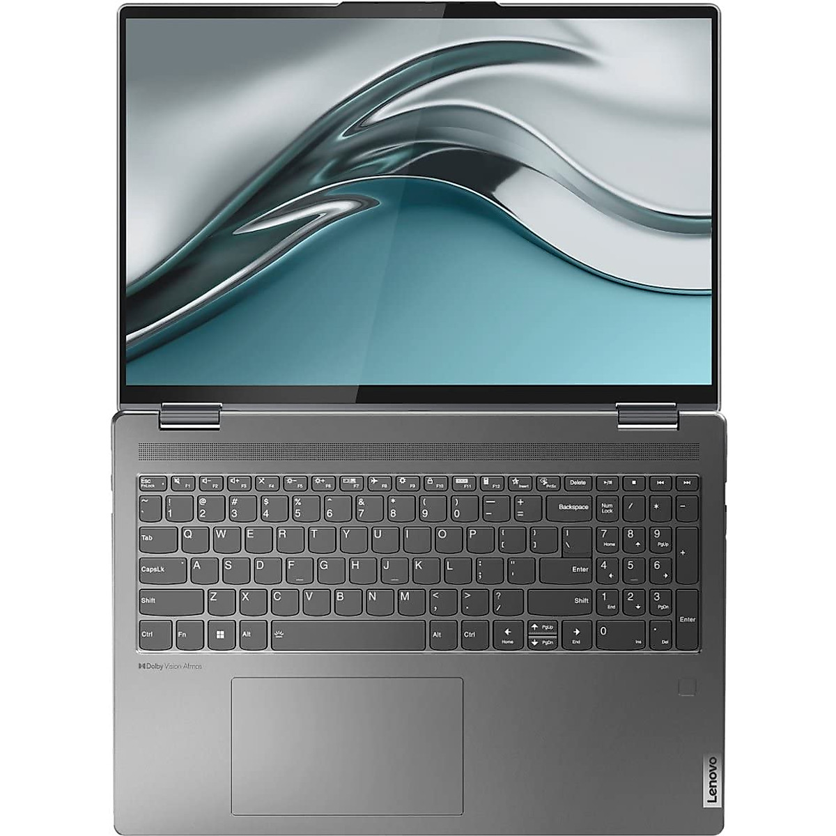 Lenovo Yoga 7i 16" 2.5K (2560 x 1600) Touchscreen 2-in-1 Convertible Laptop Tablet, 12th Intel Evo Platform 12-Core i5-1240P, 8GB LPDDR5 RAM, 512GB SSD, Backlit KB, Fingerprint, Windows 11, w/Battery