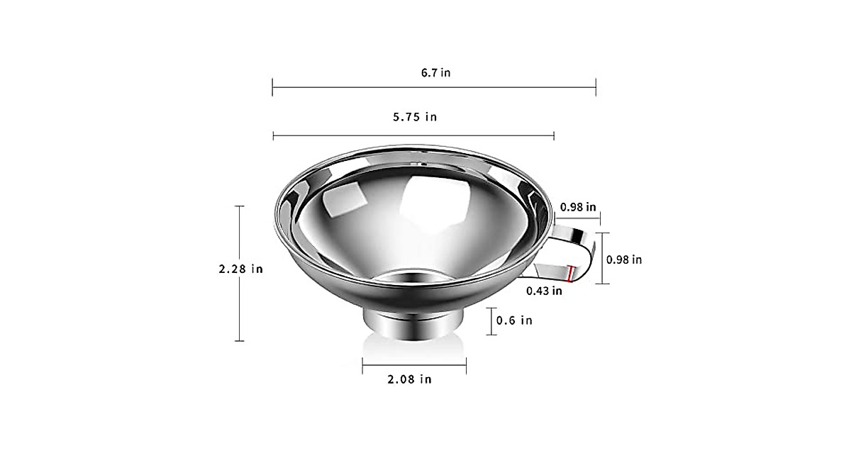 Pisol Stainless Steel Canning Funnel – Versatile Kitchen Tool