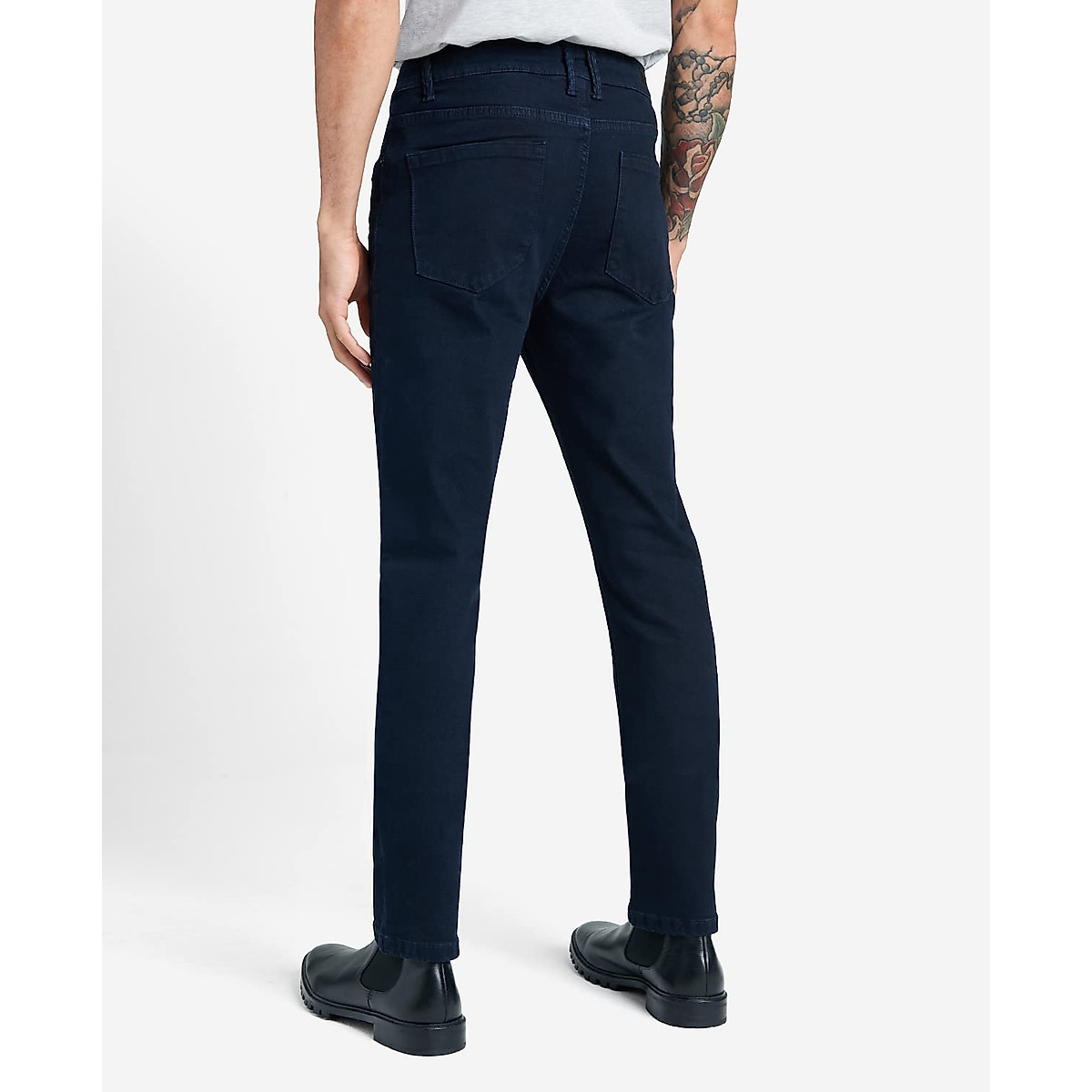 Kenneth Cole Mens Jeans Slim Fit - Men's Jeans Stretch Denim - Blue Jeans for Men Slim Fit (Downing, 28x30)