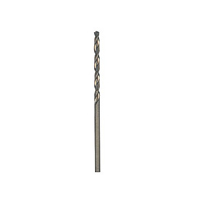 BOSCH CO2132 1-Piece 5/64 In. x 2 In. Cobalt Metal Drill Bit for Drilling Applications in Light-Gauge Metal, High-Carbon Steel, Aluminum and Ally Steel, Cast Iron, Stainless Steel, Titanium