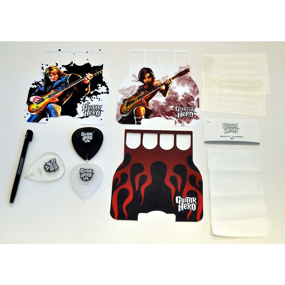 Guitar Hero On Tour Accessory Nintendo DS Lite DSi Stylus screen protector
