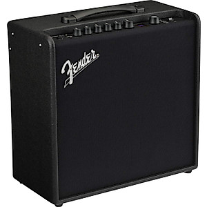 Fender Mustang LT50 Guitar Combo Amplifier Bundle with Instrument Cable and Picks