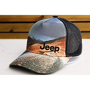 Jeep Premium Mojave Mountains View Hat Black