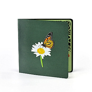 CUTPOPUP Mothers Day Card Pop Up, Birthday 3D Greeting Card (Daisy Flowers)