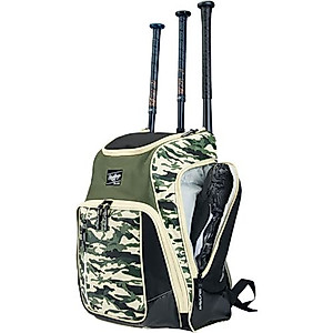 Rawlings | LEGION Backpack Equipment Bag | Baseball & Softball | Camo
