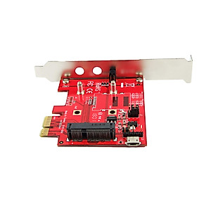 Ableconn PEX-MP117 Mini PCI-E to PCI-E Adapter Card - Mini PCIe to PCIe Adapter - mPCIe to PCIe - Ideal for Wireless Mini PCI Express Card