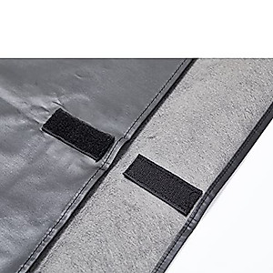 Imperius Dining Extra Thick Table Leaf Storage Bag,Table Protector for Dining Room Table,Soft Flannel Felt Backing, Water Resistant and Scratch Resistant Store Your Table Leaves Safely,52" L x 20" W