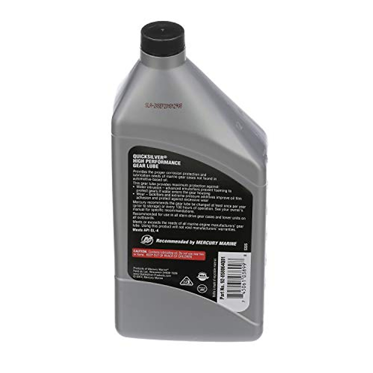 Quicksilver by Mercury Marine 802891Q05 SAE 90 High Performance Gear Lube and Pump Kit, 32 Fl. Oz.