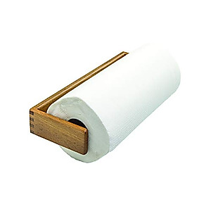 Whitecap Industries 62442 Teak Wall-Mounted Paper Towel Holder, Brown