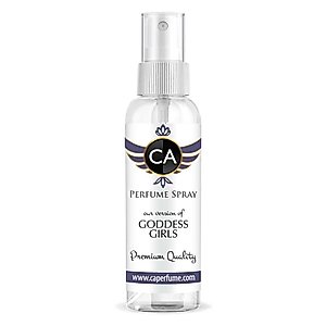 CA Perfume Impression of Goddess Girls For Woman Travel Size Sample Fragrance Eau de Parfum Sprayer (2 Fl Oz/ 60 ml)