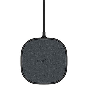 mophie 15W Universal Wireless Charge Pad, Qi-Compatible Charger for Samsung Galaxy, Google Pixel, Apple iPhone 11/12/13 (Mini, Pro, and Pro Max), iPhone XR/XS/SE/ 8 (Black)
