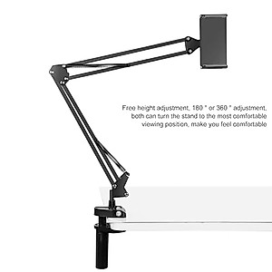 Acogedor Tablet Holder Stand Adjustable Rugged Design for13, Galaxy Tab, Pro 12.9, Air, Mini & More, Stable Desktop Stand for iOS Tablet,Pro, Wide Compatibility