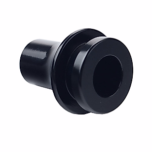 DEWHEL Shift KNOB Boot Retainer/Adapter for Manual Gear Shifter Lever 12X1.25 (Black)