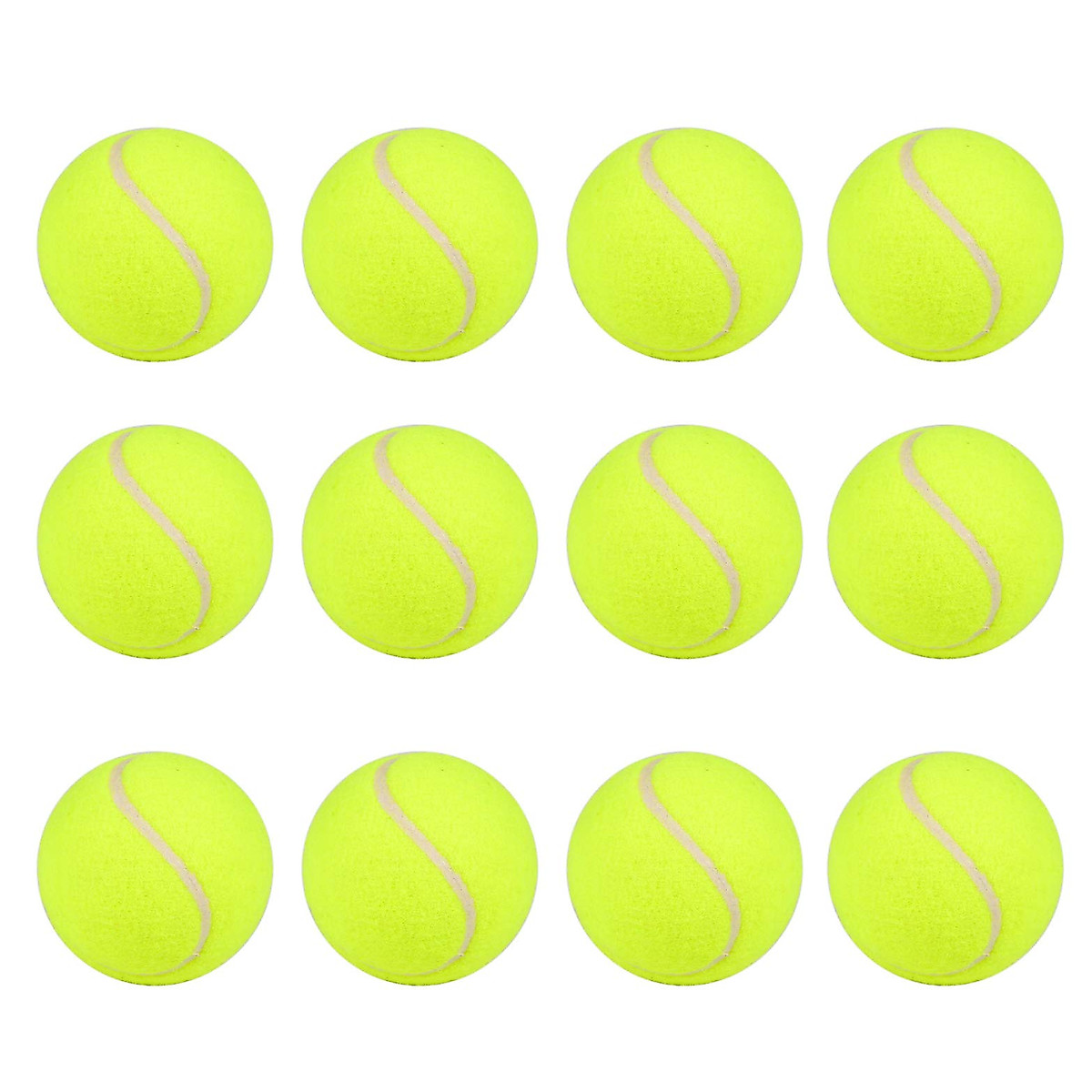 GRANDCOW Beach Tennis POP Paddle Ball Natural Rubber with Great Flex Elasticity (12 Balls)