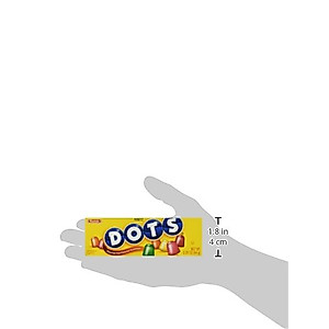 DOTS Individually Wrapped Candy - Original Gummy Candy Flavors - Cherry, Lime, Orange, Lemon & Strawberry - Gluten Free, Kosher & Peanut Free Gumdrops - Bulk 24ct, 2.2oz Dots Candy Boxes