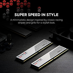 G.SKILL Ripjaws S5 Series (Intel XMP 3.0) DDR5 RAM 32GB (2x16GB) 5200MT/s CL36-36-36-83 1.20V Desktop Computer Memory UDIMM - Matte Black (F5-5200J3636C16GA2-RS5K)