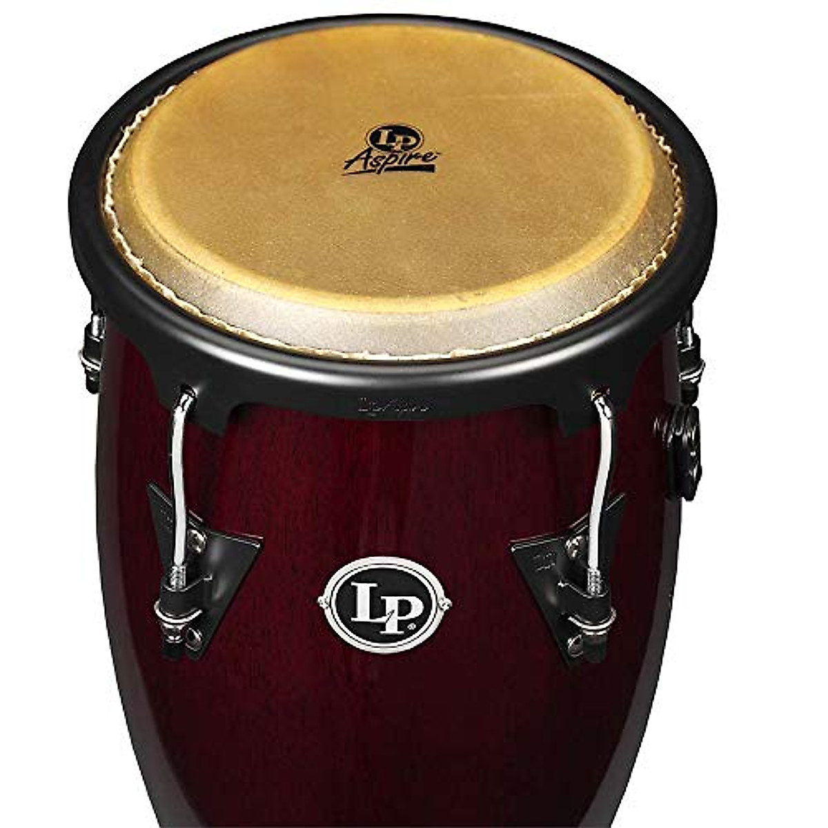 Latin Percussion LPA646-DW Conga Drum Dark Wood / Black