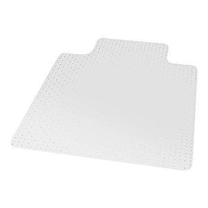MyOfficeInnovations 567298 45 x 53 Low Pile Carpet Chair Mat, Lip