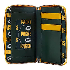 Loungefly NFL: Green Bay Packers Wallet with Patches