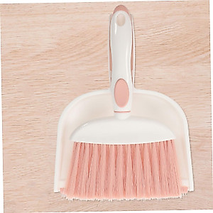 QUMIIRITY 1 Set Mini Broom Dustpan Animal Waste Broom Mini Broom and Dustpan Mini Broom Brush Tiny Counter Brush Desktop Trash Can Mini Hand Broom Pet Nest Cleaning Tool Keyboard Brush Pp