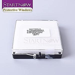 Raytools Original Protective Windows 37x7mm Laser Optical Protection Lens 27.9 * 4.1 0-6KW Fiber Laser Cutting Head Spare Parts (10 PCS, 27.9x4.1)