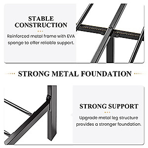 SHA CERLIN Queen Size Modern Bed Frame with Wooden Headboard, Heavy Duty Metal Platform Bed, No Box Spring Needed, Noise-Free, Rustic Brown