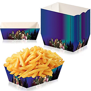 30 Pack Zombies 3 Party Supplies, Disney Zombies Paper Food Tray Zombies Party Favors Paper Food Serving Tray Zombies Paper Trays