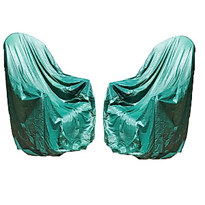 2 Pack: Adirondack Chair Cover from Patio Style Concepts Embossed Vinyl Protect Patio Furniture Green