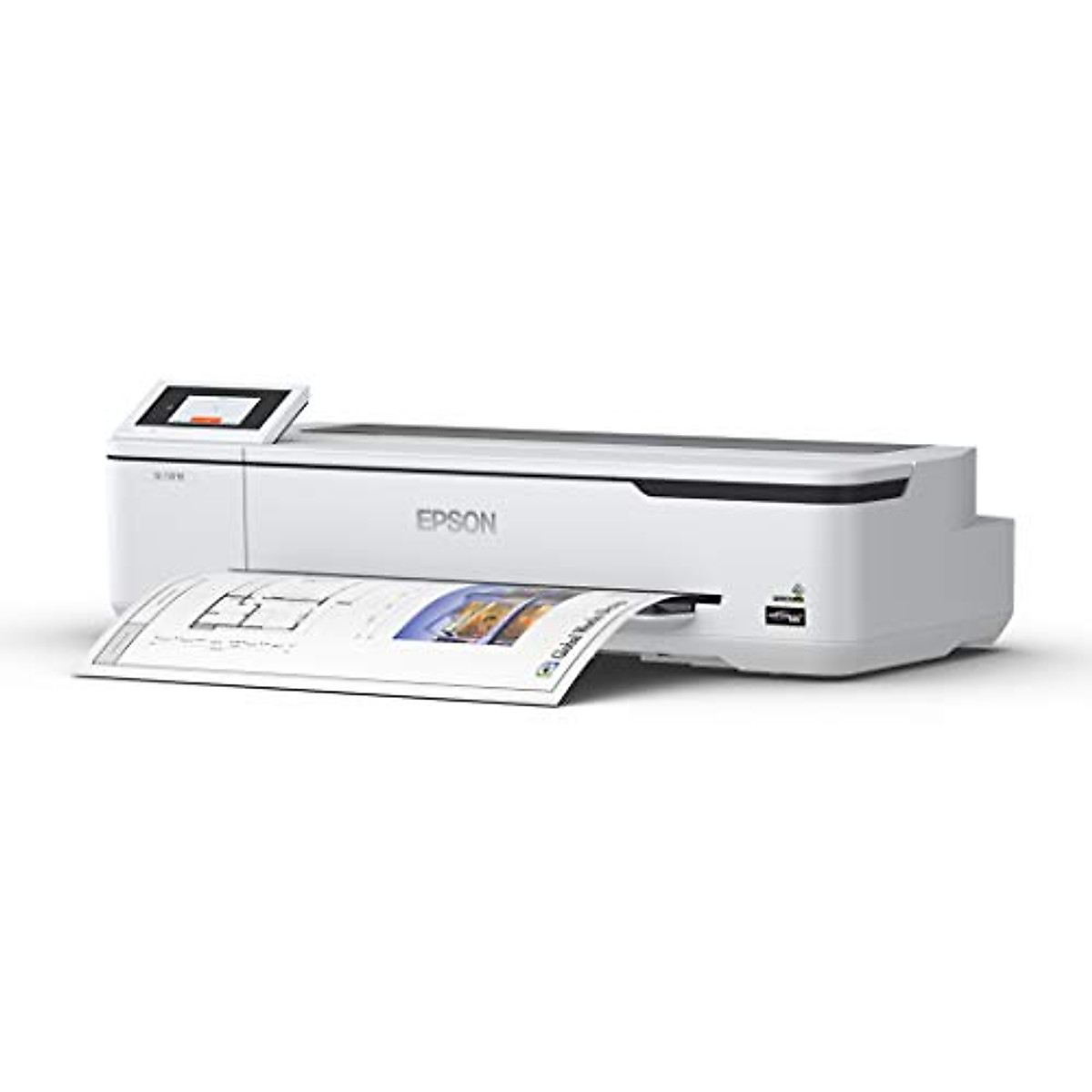 Epson SureColor T2170 24-Inch Desktop Wide-Format Wireless Inkjet Printer, White