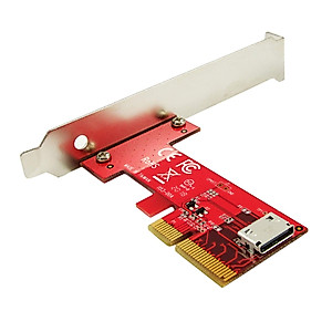 Ableconn PEX-OL153 PCIe OCuLink SFF-8612 Adapter Card - PCI Express 4.0 4-Lane Card - Oculink to PCIe