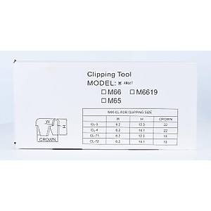 Woodpecker AM66T Pneumatic Clinch Clip Clipper Vertex Fastening Air Power Clinching Tool Hartco Clipper Industrial Clip Tool Gun Clipper Gun for Spring Mattress, Car Seat (AM66T)