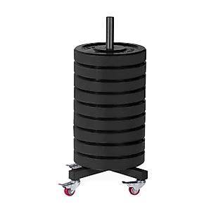 CAP Barbell Cap Vertical plate Rack with Wheels