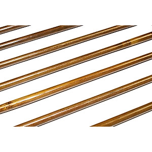 TTFLY FLETCHING 12pcs Parabolic 5" Black White Fletching Bamboo Arrows 32" Practice Targeting Arrow Archery for Recurve Bow Longbow