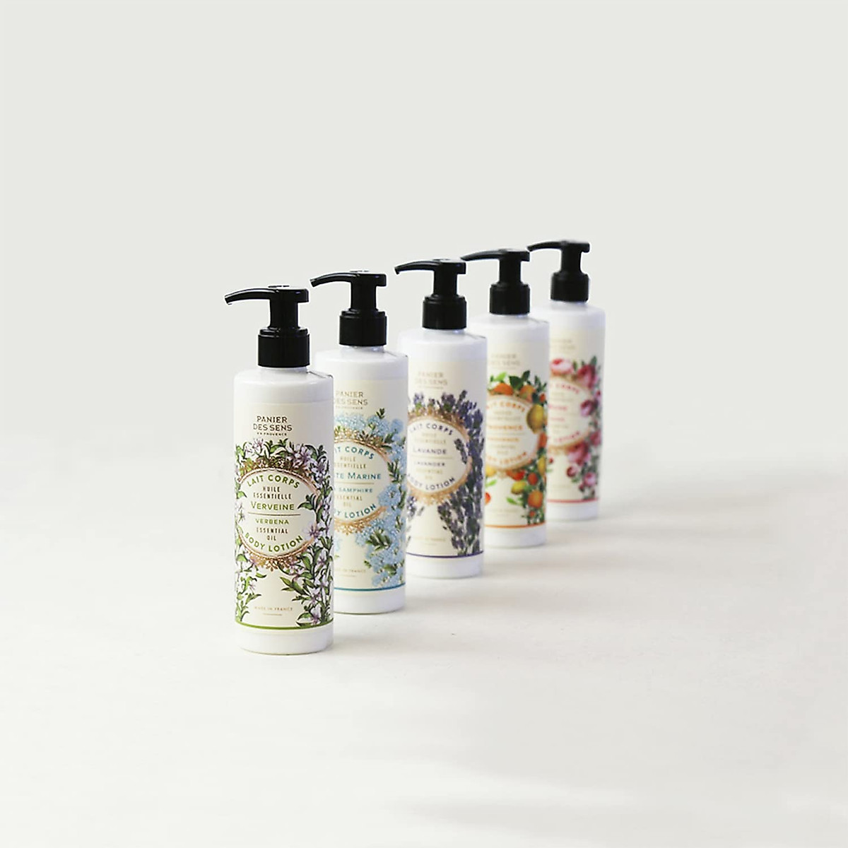 Panier des Sens - Lavender Body Lotion for Dry Skin - Hydrating Body Cream for Women - Nourishing Fluid Body Moisturizer with Shea Butter & Olive Oil - 97% Natural Ingredients Body Care - 8.45 Floz