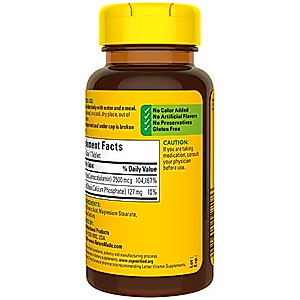 Nature Made Extra Strength Vitamin B12 2500 mcg Tablets, 60 Count for Metabolic Health