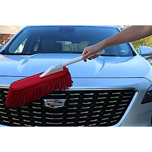 The Original California Car Duster Detailing Kit with Plastic Handle, Model Number: 62445 , Red