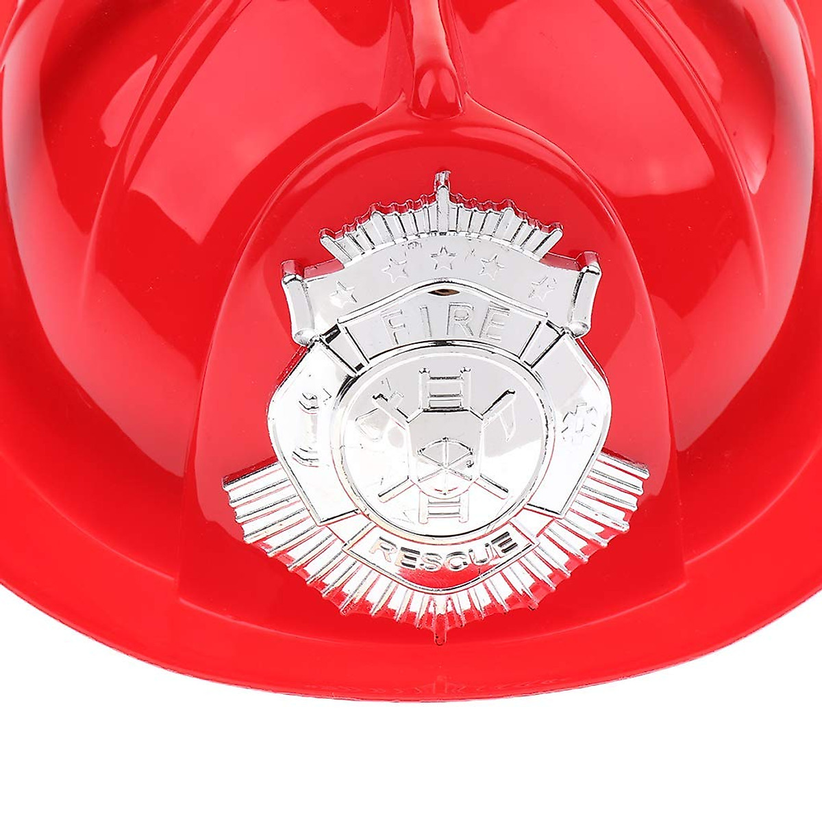 Firefighter Hat Helmet Fireman Party Dress Up Hat Kids Pretend Chief Hat Halloween Party Role Play Toy –Red