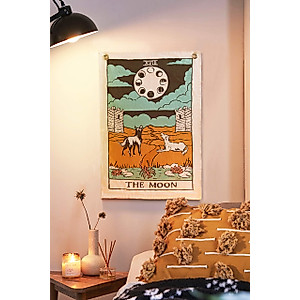 SheetKart The Sun, Moon and Star Tarot Tapestries - Aesthetic Bohemian Wall Hanging Tapestry for Bed Room Home Decor