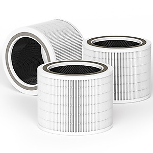 Core 200S Replacement Filter for LEVOIT Core 200S Smart WiFi Air Purifier, 3 Pack Core 200S Air Filter, 3-in-1 H13 Ture HEPA Filters Activated Carbon Pre-Filter, Replace Part Core 200S-RF