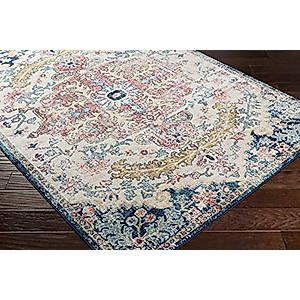 Artistic Weavers Odelia Vintage Bohemian Runner Area Rug,2'7" x 7'3",Garnet/Navy