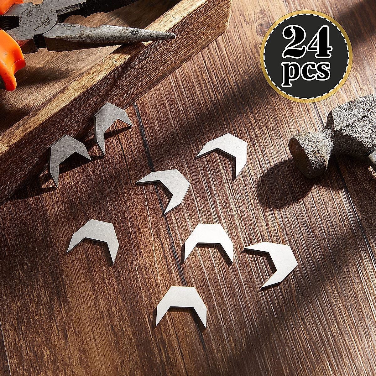 Drawer Stops, Drawer Stoppers for Dresser Metal Drawer Stops Antique Style Drawer Track Guide and Glides Stopper Furniture Parts Accessories for Drawers (24)