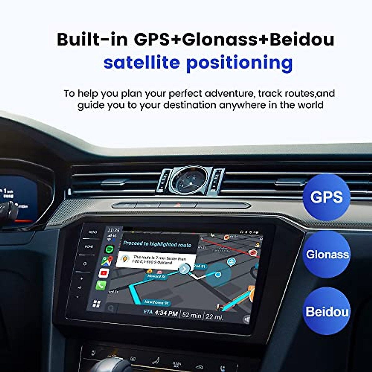 CarPlay AI Box Mini Android 11, Wireless 3-in-1 CarPlay Adapter, Watch YouTube and Netflix in Your Car, Wireless CarPlay and Android Auto, QCM2290, 3G+32G, for OEM Wired CarPlay Car