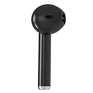 Wireless Bluetooth Earbuds - True Wireless Stereo Sound Ear Buds - in-Ear Headphones with More Bass and Clearer Sound - Premium Ear Buds with Charging Case and Cable - Black