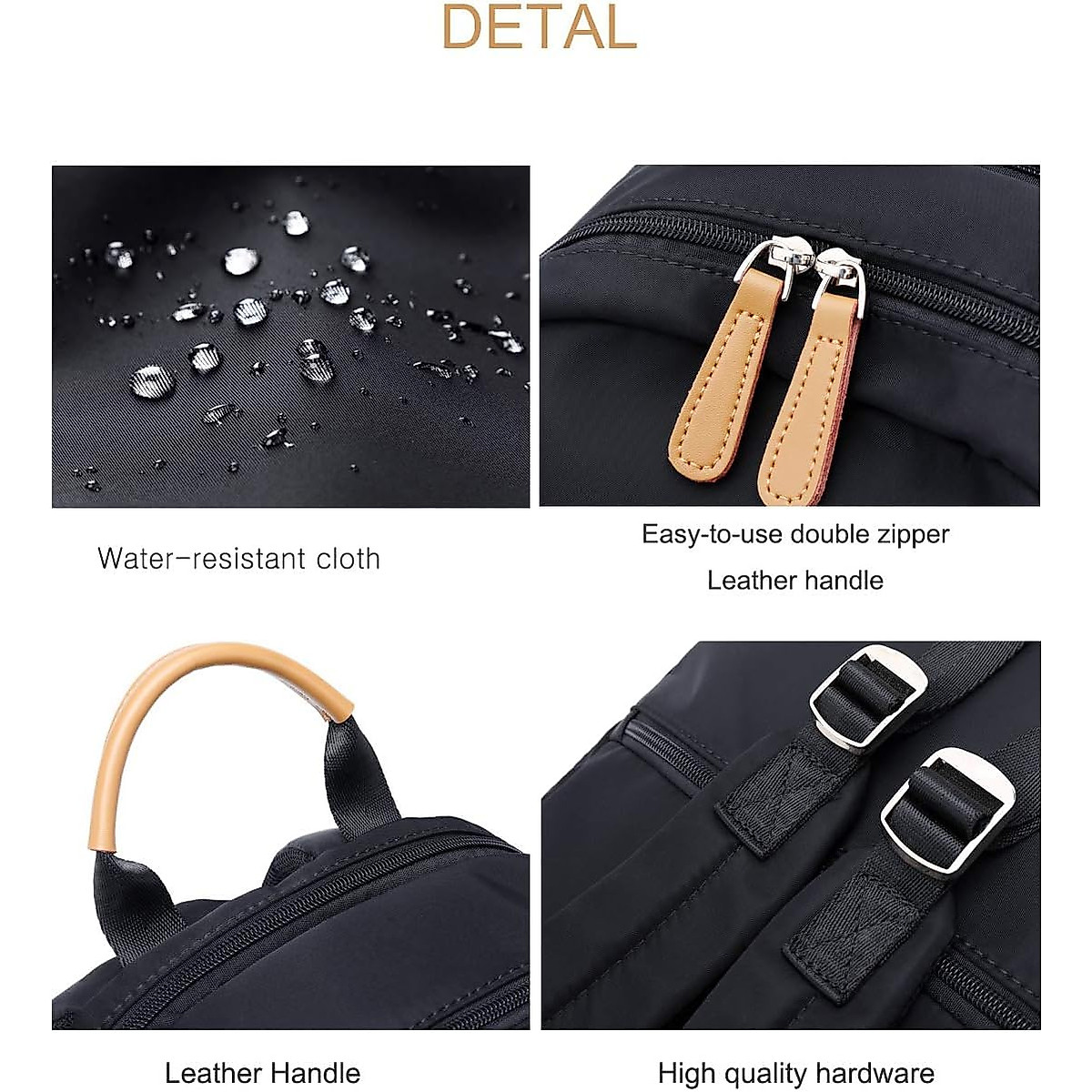 PAOIXEEL 14 Pockets Fashion Backpack, Anti-theft Water Resistance Lightweight Diaper Bag Backpack for Casual Daypack Outdoor