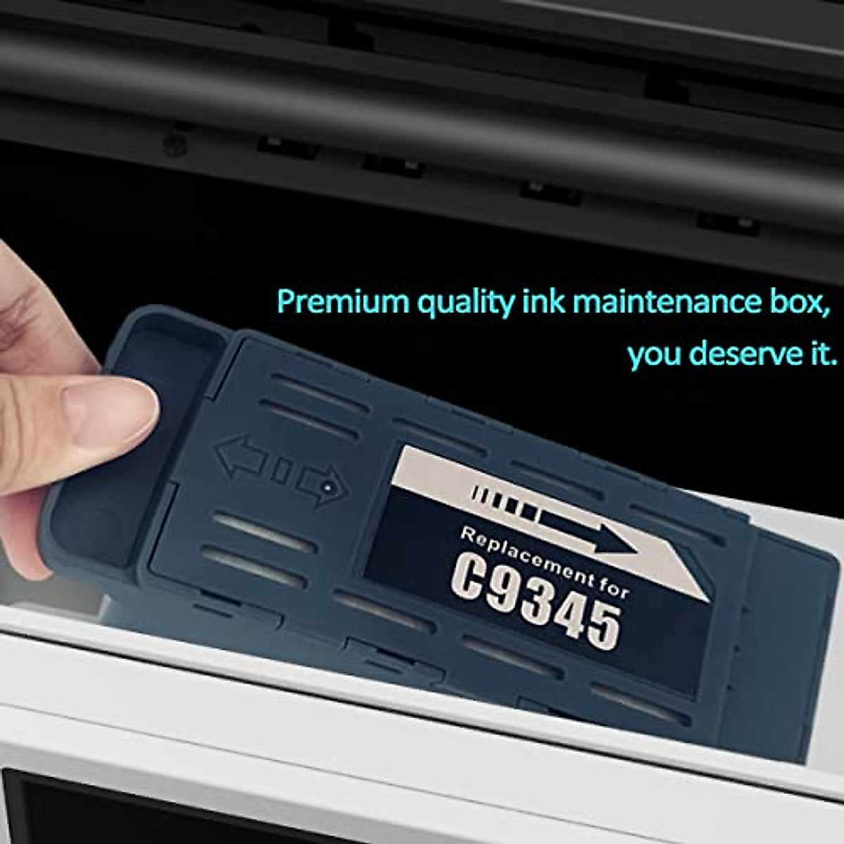 LiTuhorse Remanufactured C9345 Ink Maintenance Box C12C934591 Work for EcoTank ET 16600 Sublimation Printer and Workforce Pro WF-7840 WF-7820 ET-8550 ET-8500 ET-16650 ET-5850 EC-C7000 ST-C8000 2 Pack