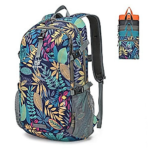 SKYSPER 40L Packable Hiking Backpack - Lightweight Foldable Backpack Travel Daypack for Women Men Outdoor Walking Bag