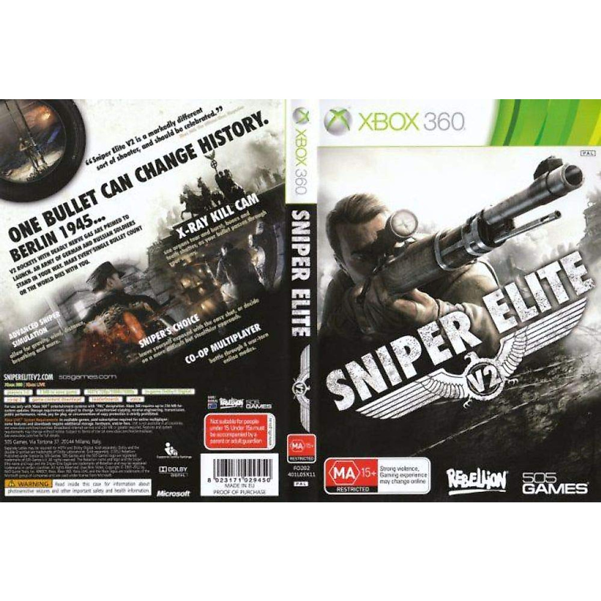 Sniper Elite V2 - Xbox 360