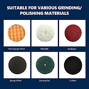 WALFRONT Pneumatic Sander 10000 RPM Air Square Orbit Finishing Sander for Wood Sanding Car Waxing Metal Sanding 75 x 100mm / 3.00 x 4.00in